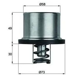 Mahle Thermostat, K&uuml;hlmittel thd186 f&uuml;r VOLVO IVECO FORD RENAULT TRUCKS