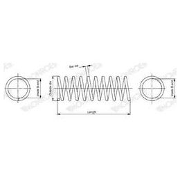 Monroe Fahrwerksfeder sp4825 f&uuml;r MERCEDES-BENZ