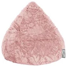Sitzsack MAGMA HEIMTEX "BeanBag FLUFFY L", rosa (altrose), B:90cm, Bezug: 100% Polyester, Sitzs&auml;cke, Sitzsack