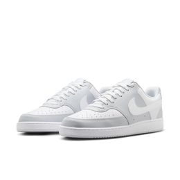 Sneaker Nike Sportswear "COURT VISION LO", Herren, Gr. 40, pure platinum, wei&szlig;, Synthetik, Schuhe Sneaker, Design auf den Spuren des Air Force 1