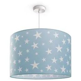 Paco Home Pendelleuchte "Capri 315", wei&szlig;, 1, &Oslash; 45,5cm H: 27cm, Leuchten, Kinderlampe Deckenlampe LED Kinderzimmer Sternenhimmel Motiv E27, Pendelleuchte