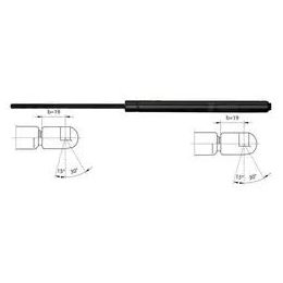 METZGER Gasfeder, Koffer-/Laderaum 2110467 hinten rechts f&uuml;r VW