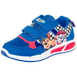 Sneaker Disney "PAW PATROL", M&auml;dchen, Gr. 25, royal, Textil, Schuhe Sneaker, mit cooler Blinkfunktion