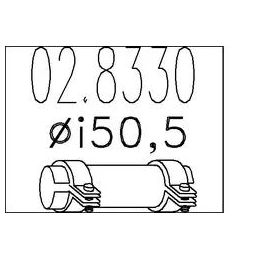 Sander MTS Rohrverbinder, Abgasanlage 028330