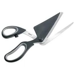 Pizzaschere Gefu "Pezzo", schwarz (schwarz, aluminiumfarben), B:8,2cm, Scheren, f&uuml;r Pizza und Quiche