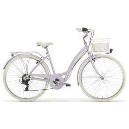 Cityrad MBM "NEW Primavera" Gr. 46, lila (lila, helllila), Fahrr&auml;der, Damen, 46cm, 28 Zoll (71,12cm), f&uuml;r Damen, Kettenschaltung