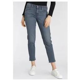 Levi's Boyfriend-Jeans LEVI'S "MID RISE BOYFRIEND", Damen, Gr. 27, L&auml;nge 30, blau (mid blau used), Denim/Jeans, Obermaterial: 60% Baumwolle, 23% Viskose, 16% Polyester, 1% Elasthan, figurbetont, Jeans