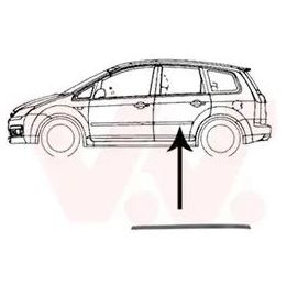 Van Wezel Zier-/Schutzleiste, T&uuml;r 1863425 hinten links f&uuml;r FORD