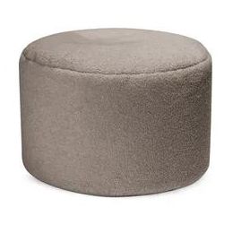 Sitzsack MAGMA HEIMTEX "DotCom WOOLLY", grau (taupe), B:50cm H:30cm, Bezug: 100% Polyester, Sitzs&auml;cke, Sitzsack