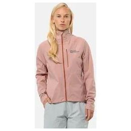 Funktionsjacke Jack Wolfskin "GRAVEX 2.5L JKT W", Damen, Gr. M (38/40), rosa (rose, dawn), OBERMATERIAL: 100% POLYESTER. FUTTER: 100% POLYESTER, Jacken Funktionsjacke