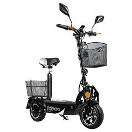 Sitzscooter Rolektro "Rolektro E-Joy 20 Lithium", schwarz, RollerB:64cm L:124cm, mit Stra&szlig;enzulassung, bis zu 45 km Reichweite, klappbar, B:64cm L:124cm