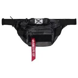 G&uuml;rteltasche Alpha Industries "Tactical Waist Bag", schwarz (schwarz camo), Obermaterial: 100% Nylon, Futter: 100% Nylon, Taschen G&uuml;rteltasche