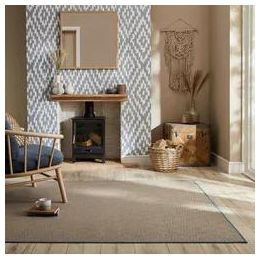 Teppich FLAIR RUGS "Jute Diamond, handgewebt, Handweb Teppiche", blau, B:200cm H:4mm L:290cm, Jute, Teppiche, Teppich, 100% Jute, sch&ouml;ne Sisaloptik, Wohnzimmer, Schlafzimmer, Esszimmer