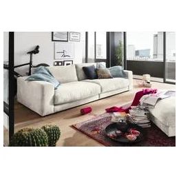 Big-Sofa Home Affaire "Enisa, bequeme, legere Polsterung B/T/H: 290/127/85 cm, Mega Sofa", wei&szlig;, B:290cm H:85cm T:127cm, Cord (88% Polyester / 12% Polyacryl), Sofas, Big-Sofa, Zeitloses und stylisches Loungem&ouml;bel, in Fein- und Breitcord