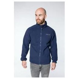 Fleecejacke DEPROC ACTIVE "WHITELAKE MEN", Herren, Gr. M (50), blau, 100% Polyester, mit Gummizug, Jacken Fleecejacke, auch in Gro&szlig;en Gr&ouml;&szlig;en erh&auml;ltlich