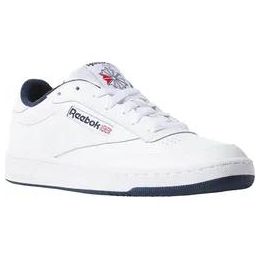 Sneaker Reebok CLASSIC "CLUB C 85", Herren, Gr. 45, blau (wei&szlig;, navy), Leder, Schuhe Skaterschuh Herrenschuh Sneaker low Sneaker Retrosneaker