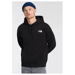 Kapuzensweatshirt The North Face "M SIMPLE DOME REGULAR HOODIE", Herren, Gr. M, schwarz (tnf schwarz), Sweatware, Obermaterial: 74% Baumwolle, 26% Polyester, bedruckt, unifarben, Rippb&uuml;ndchen, Sweatshirts, f&uuml;r Sport- und Outdooraktivit&auml;ten, mit K&auml;ngurutasche, pflegeleicht