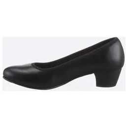 Pumps Jana, Damen, Gr. 42, schwarz, Lederimitat, Schuhe Pumps, Topseller
