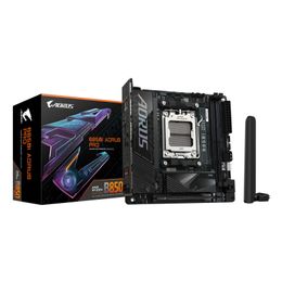 Gigabyte Mainboard "B850I AORUS PRO Motherboard - Unterst&uuml;tzt AMD Ryzen 9000 Serie CPUs, 8", ohne farbbezeichnung, B:24,3cm H:9,8cm T:22,8cm, Mainboards