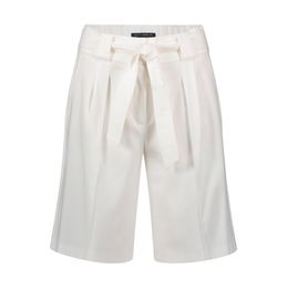 Shorts Betty Barclay "Damen mit Bundfalten", Damen, Gr. 36, Normalgr&ouml;&szlig;en, rohwei&szlig;, Obermaterial: 59% Baumwolle, 39% Viskose, 2% Elasthan, relaxed fit kurz, Hosen Shorts