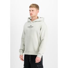 Kapuzensweatshirt Alpha Industries "Return To Base Hoodie", Herren, Gr. S, stone, Obermaterial: 80% Baumwolle, 20% Polyester, regular fit, Sweatshirts