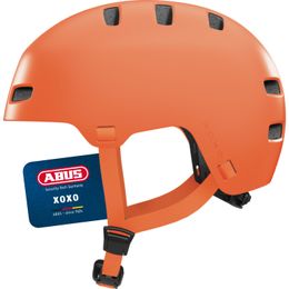 Fahrradhelm Abus "XOXO" Gr. L, orange (mono orange), Helme, L/906 Kopfumfang: 57cm - 61cm