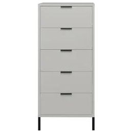 M&auml;usbacher Kommode M&Auml;USBACHER "Bonnie TOPSELLER", grau (kreidegrau matt), B:51cm H:121cm T:45cm, Holzwerkstoff, Sideboards, Kommode, Kommode mit Quadratgestell