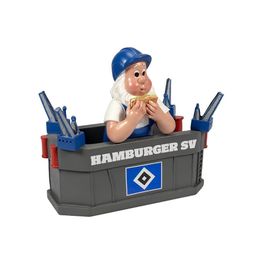 Dekofigur Hamburger SV "Hamburger SV Gartenzwerg HSV Zwerg Trockendock", mehrfarbig, Dekofiguren