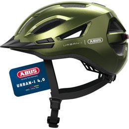 Fahrradhelm Abus "URBAN-I 4.0" Gr. S, gr&uuml;n (pepper gr&uuml;n), Helme, S/904 Kopfumfang: 51cm - 55cm
