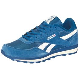 Sneaker Reebok CLASSIC "CLASSIC AZ", M&auml;dchen, Gr. 34,5, athleticblau, chalk, chalk, Leder, Synthetik, Textil, Schuhe Sneaker