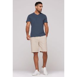 Leinenhose CMPD, Herren, Gr. M, Normalgr&ouml;&szlig;en, beige (canvas), Material: 53% Leinen, 47% Baumwolle, bestickt, regular fit knielang, Hosen, mit Elastikbund und Kordel