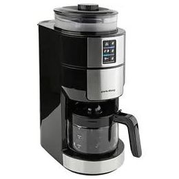 Privileg Kaffeemaschine mit Mahlwerk "CM1121-GS", silber (silberfarben, schwarz), 6, Kaffeemaschinen, Individueller Mahlgrad, programmierbare Kaffeest&auml;rke, Warmhalteplatte