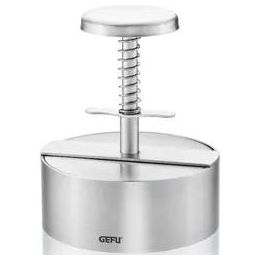 Burgerpresse Gefu "P&Auml;TTI", silber, B:14cm T:14cm &Oslash;:11,5cm, Edelstahl 18/10, K&uuml;chenpressen, robust dank hochwertigem Edelstahl