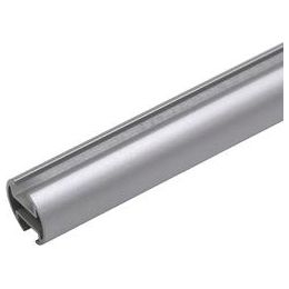 Gardinenstange Liedeco "Innenlaufgarnitur 20 mm Power Zylinder" Gr. 4, grau (aluminiumfarben), L:240cm &Oslash;:2mm, Aluminium, Gardinenstangen, Gardinenstange Komplett