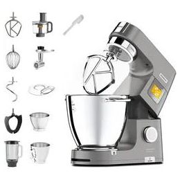 Kenwood K&uuml;chenmaschine "Titanium Chef Patissier XL KWL90.594SI", silber (silberfarben), B:20cm H:39,5cm T:38,5cm, K&uuml;chenmaschinen, W&auml;rmefunktion, zus&auml;tzliche 5 l Sch&uuml;ssel, inkl. umfangreiches Zubeh&ouml;r, K&uuml;chenmaschine, Topseller