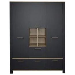 M&auml;usbacher Kleiderschrank M&Auml;USBACHER, anthrazit, B:160cm H:195cm T:50cm, Holzwerkstoff, Schr&auml;nke, Kleiderschrank