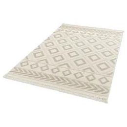 Sch&ouml;ner Wohnen Teppich "Summer 6352", beige, B:160cm H:6mm L:230cm, Kunstfaser, SCH&Ouml;NER WOHNEN-KOLLEKTION, Teppiche, Teppich, In- und Outdoor geeignet, Hoch Tief Struktur, Robuster Teppich