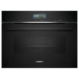 Siemens Dampfbackofen, Energieeffizienz: A+ (A+++-D), schwarz, B:59,4cm H:45,5cm T:54,8cm, Back&ouml;fen