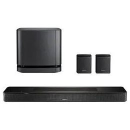Bose Soundbar "Set: Smart Soundbar+Bass 500+Rear Speaker", schwarz, B:69,4cm H:5,6cm T:10,4cm, Lautsprecher