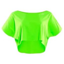 Oversize-Shirt WINSHAPE "DT104", Damen, Gr. XS, gr&uuml;n (neon gr&uuml;n), 80% Polyester, 20% Elasthan, U-Boot-Ausschnitt, Shirts Oversize Shirt T-Shirt, Functional