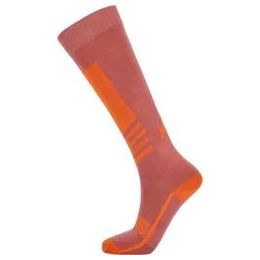 Socken SOS "La Hoya", Herren, Gr. 35/38, pink (pink, orange), 64% Wolle, 34% Nylon, 2% Elasthan, mehrfarbig, Socken Socken, mit besonders w&auml;rmender Funktion