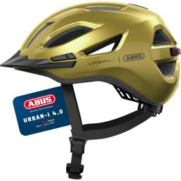 Fahrradhelm Abus "URBAN-I 4.0" Gr. S, gelb (honey gelb), Helme, S/904 Kopfumfang: 51cm - 55cm