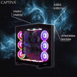 Captiva Gaming-PC "Highend Gaming R99-725", ohne farbbezeichnung, B:37,5cm H:71cm T:73cm, Desktop-PCs