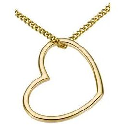 Kettenanh&auml;nger Firetti "Schmuck Geschenk Gold 333 Halsschmuck Anh&auml;nger f&uuml;r Halskette Herz", gold (gelbgoldfarben), Schmuckanh&auml;nger, Damen, Gelbgold 333, 0,25 g, Kettenanh&auml;nger