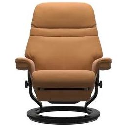 Relaxsessel stressless "Sunrise", braun (new caramel batick), B:79cm H:103cm T:78cm, Leder BATICK: BATICK ist ein leicht korrigiertes, durchgef&auml;rbtes und genarbtes M&ouml;belleder, bei dem die meisten Unebenheiten und Spuren in der Regel entfernt wurden.;Leder PALOMA: PALOMA ist ein durchgef&auml;rbtes Semianilin-M&ouml;belleder mit nat&uuml;rlicher Narbung.;ROHLEDER Stoff Q2 FARON: Ein fester zuverl&auml;ssiger Boucl&eacute; mi