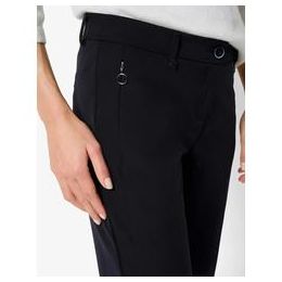 Caprihose Brax "Style MARON S", Damen, Gr. 46K (23), Kurzgr&ouml;&szlig;en, schwarz, Web, 88% Polyamid, 12% Elasthan, regular fit, Hosen Caprihose