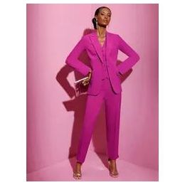 CR&Eacute;ATION L Jackenblazer CREATION L "Blazer", Damen, Gr. 36, pink (magenta), 63% Polyester, 34% Viskose, 3% Elasthan, Blazer