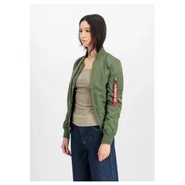 Bomberjacke Alpha Industries "MA-1 TT Light W", Damen, Gr. M, gr&uuml;n (sage, gr&uuml;n), Obermaterial: 100% Nylon, Futter: 100% Nylon, Jacken Bomberjacke