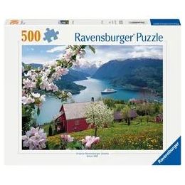 Puzzle Ravensburger "Skandinavische Idylle", bunt, Puzzles, KinderB:49cm H:36cm, Pappe, Made in Germany, B:49cm H:36cm