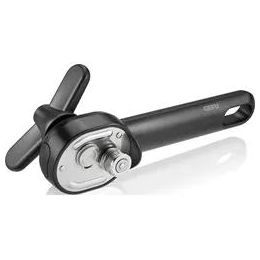 Dosen&ouml;ffner Gefu "ONTOP", schwarz, B:5cm H:7cm T:17,5cm, Dosen&ouml;ffner, Metall/Kunststoff, Dosendeckel wieder aufsetzbar